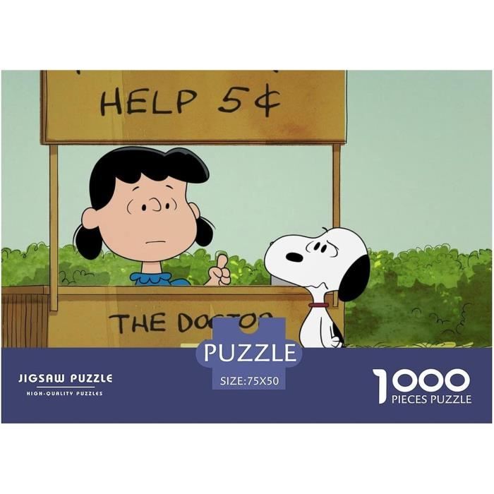 Snoopy Puzzle Adulte Puzzles 1000 Pieces Snoopy Adultes Et Adolescents ...