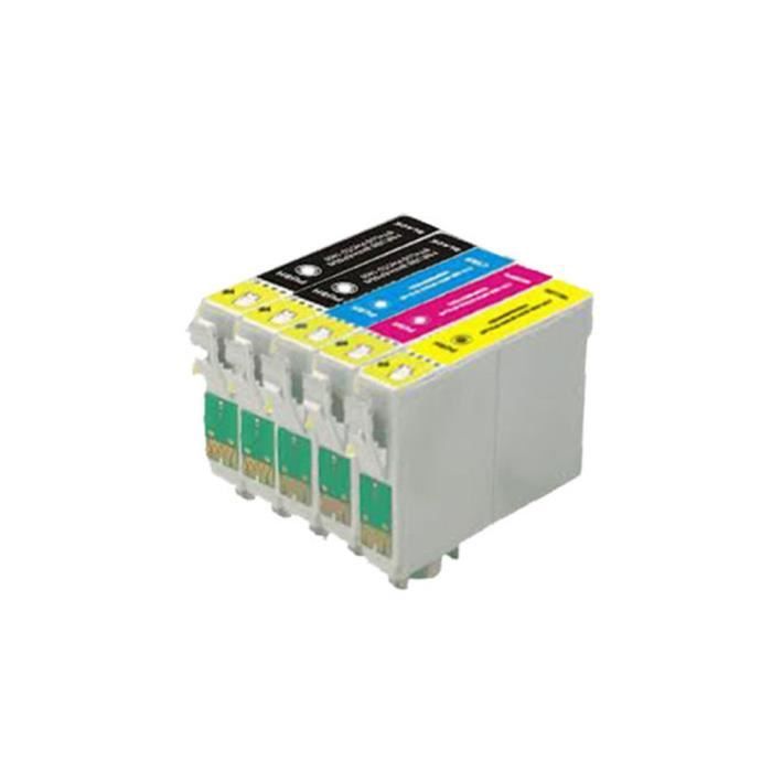 5 encre cartouches pour Epson XP-322 XP-325 XP-405WH XP-412 XP-415 XP ...