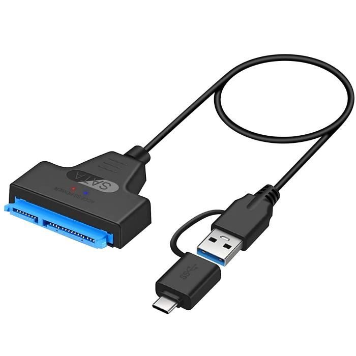 Cable Sata - Limics24 - Usb 3.0 Type Vers Iii Adaptateur Disque Dur ...