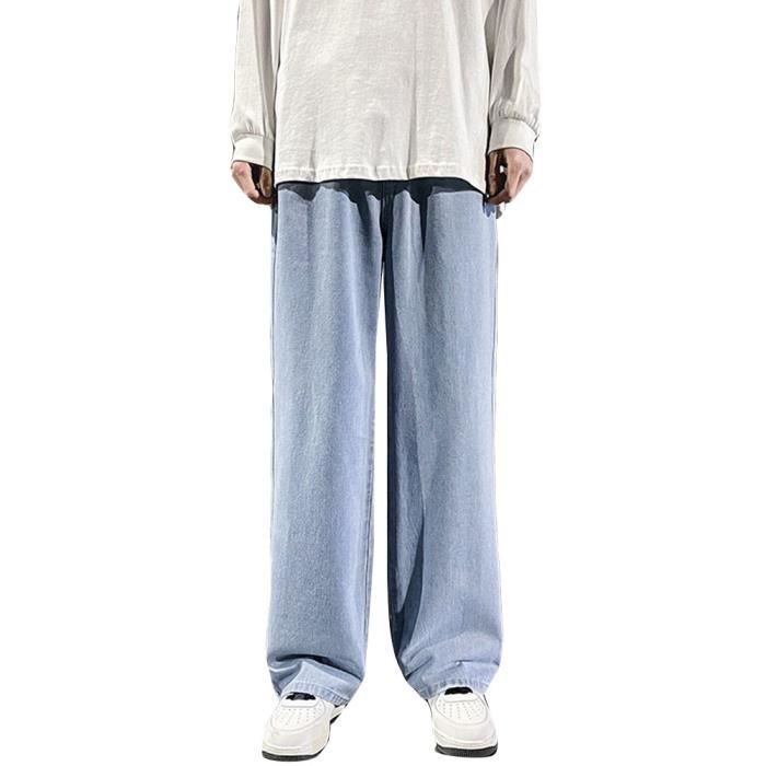 Homme Pantalon large Jean ample Hip-Hop Lâche droite Coupe Originale ...