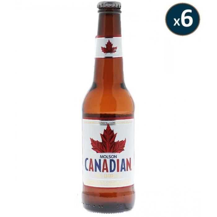 Biere - molson canadian 6*33cl - La cave Cdiscount