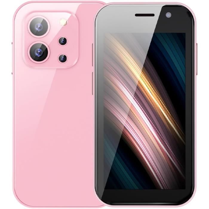 Rainbuvvy Mini Smartphone 4G LTE 3.0 Pouces Rose - Cdiscount Téléphonie