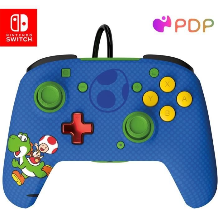 Switch Rematch Filaire Manette Toad & Yoshi Officially Licensed By ...
