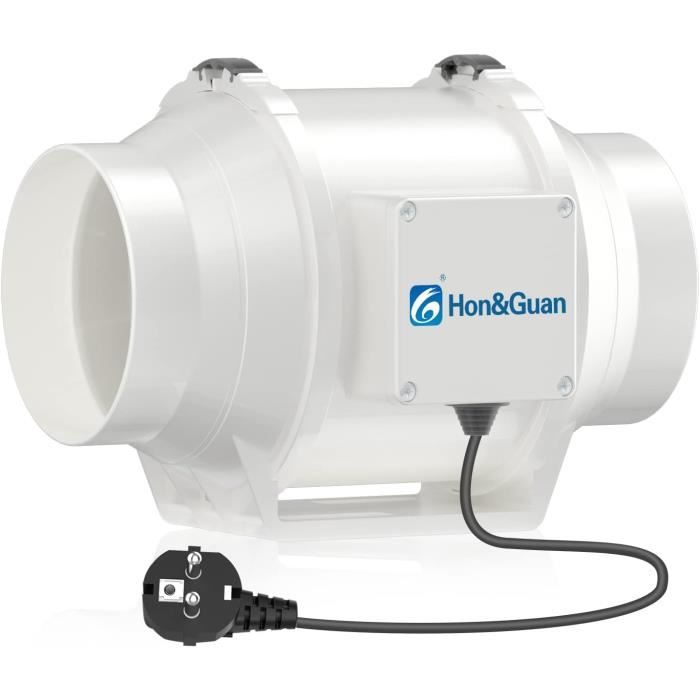 Ventilateur De Conduit 125Mm Silencieux, Ventilateur Extracteur D'Air ...
