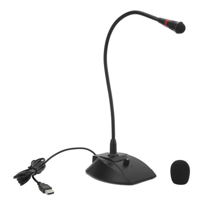 Tbest Desktop Gooseneck Microphone, Stable Desktop Gooseneck Wired ...