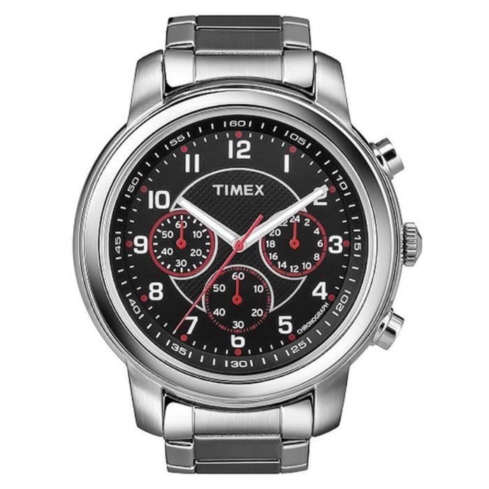 TIMEX Montre Noir - Montre Homme - Collection TIMEX CLASSIC UT2N166 ...