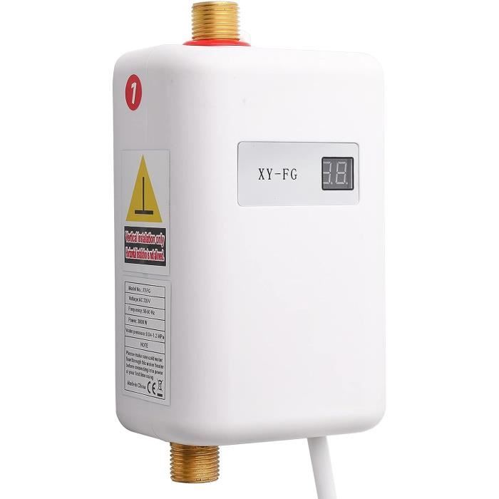 Mini Chauffe-Eau, Chauffe-Eau Instantané, Chauffe-Eau Électrique, Chauffe-Eau Sous Évier Avec ...