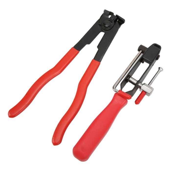 Qiilu pinces de serrage de botte de joint de CV 2 pièces/ensemble CV Joint oreille pince baguage ...