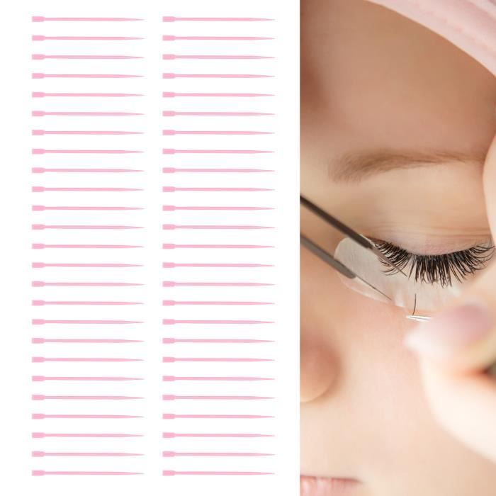 PAL 50 pièces faux cils permanent bâton outil faux cils greffage outil ...