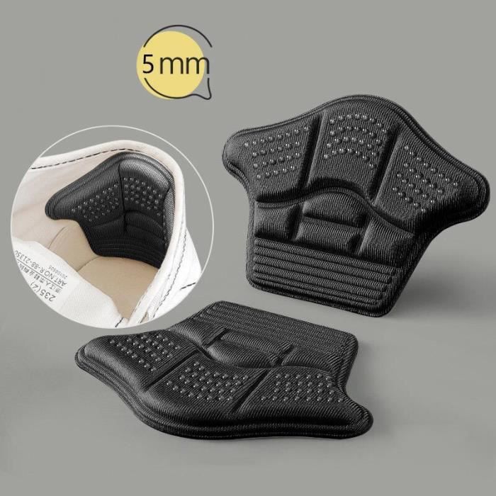 TALONNETTE,black2-5mm--Semelles intérieures en Silicone pour chaussures ...