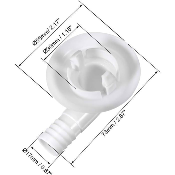 Raccord coude évacuation condensat climatiseur 30 mm pour mini split et ...