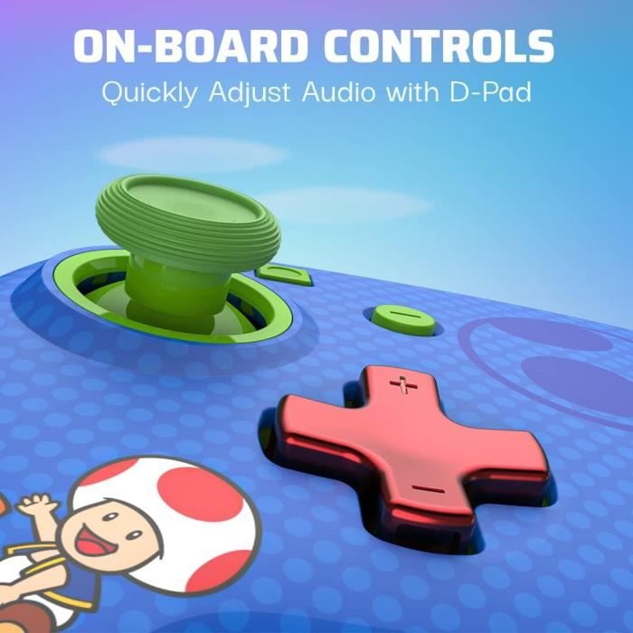 Switch Rematch Filaire Manette Toad & Yoshi Officially Licensed By ...