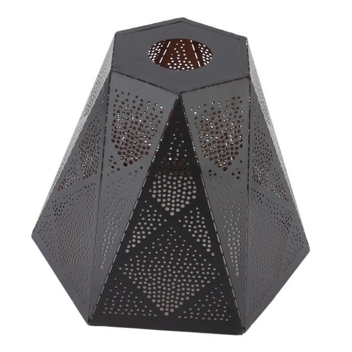 ZJCHAO abat-jour en métal Abat-jour en fer forgé design creux Style ...