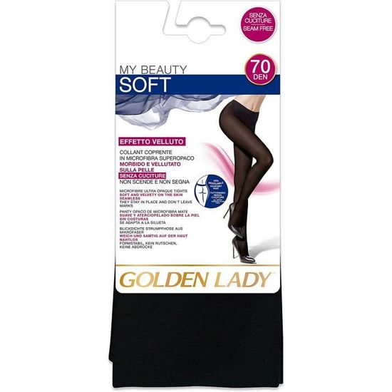Goldenlady My Beauty 70 2p Bas Autofixants, 70 DEN, Noir (Nero 099a), X ...