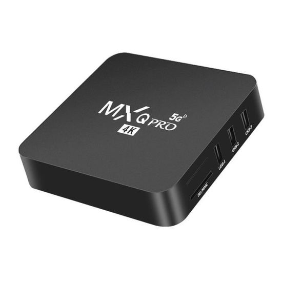 Black Smart TV Box avec prise UE Android 70 S905l 24G 5G Wifi 8 Go de ...
