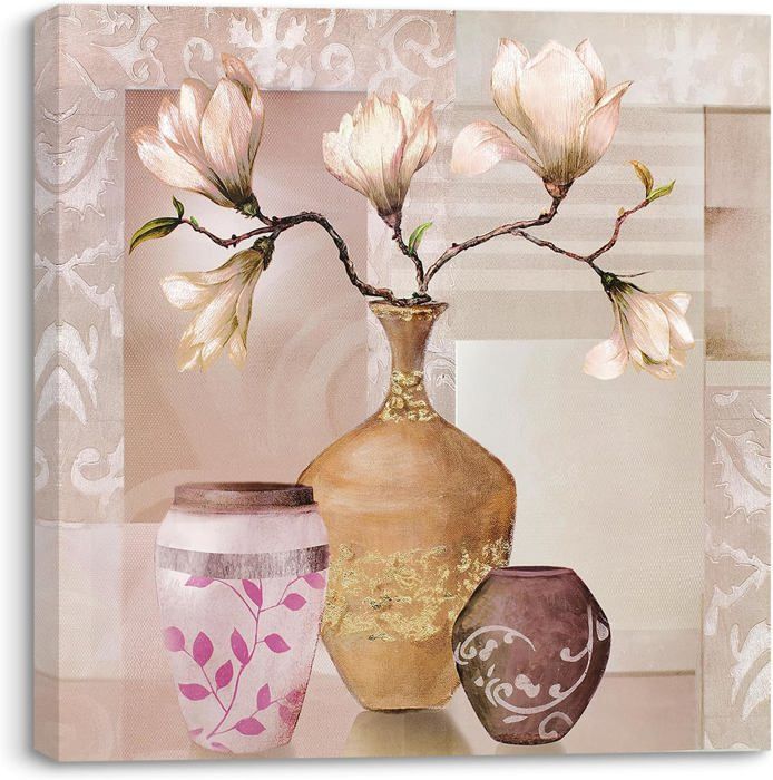 Impression Sur Toile Fleurs Dans Un Vase Tableau Sur Toile 1Pcs Tableau ...