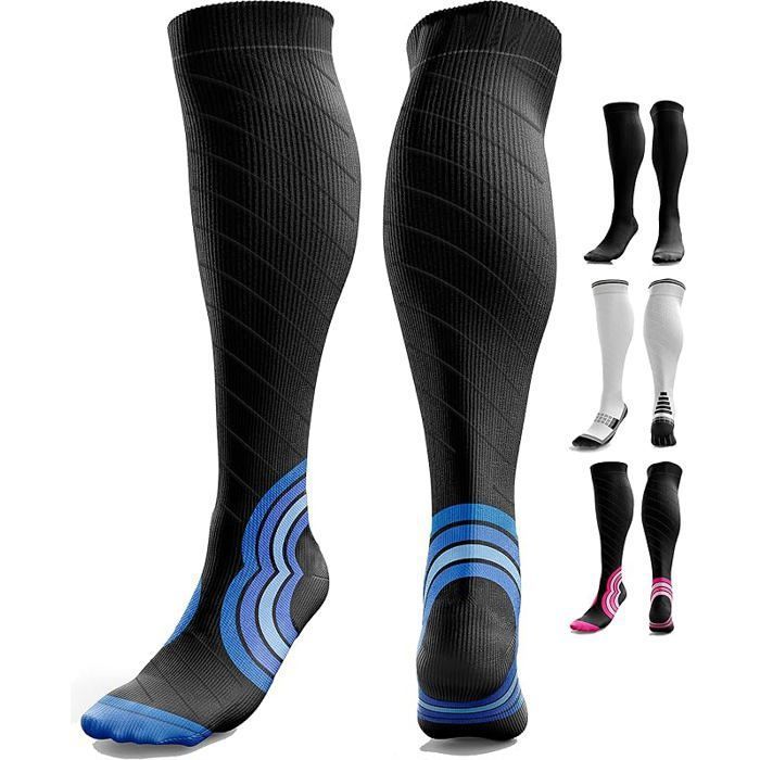 Chaussette de Compression Femme et Homme (20-30mmHg Classe 2) Bas de ...