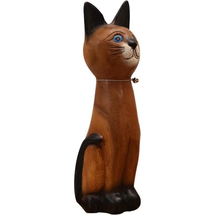 Statue De Chat Siamois, Sculpture De Chat Noble Thaïlandais Artisanat ...