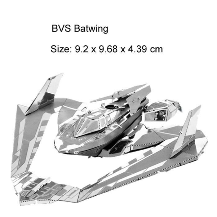 Mini puzzle en métal 3D pour enfants,chauve-souris souriante,voiture ...