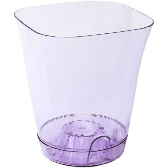 Cache-pot transparent pour orchidée Garden4You - Diamètre 13,5 cm ...