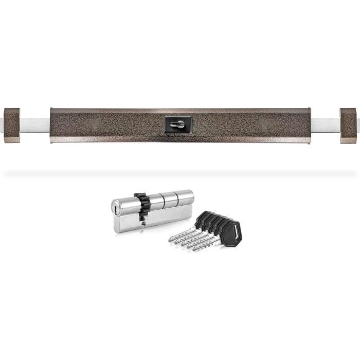 Verrou blindé Ckey - Verrou transversal - Serrure de sécurité pour ...