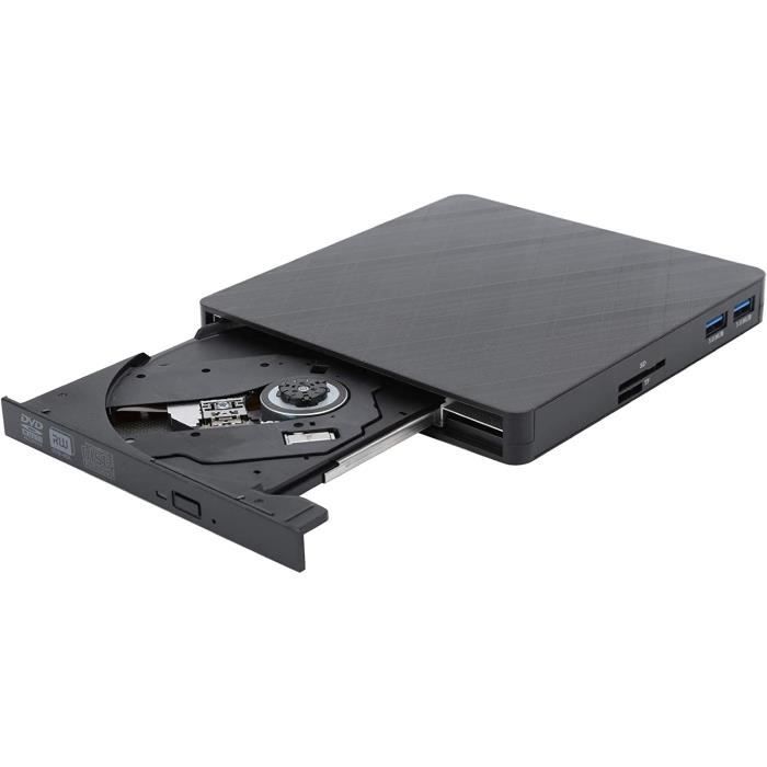 Lecteur CD DVD Externe, Lecteur Graveur de Lecteur Optique USB 3.0 ...