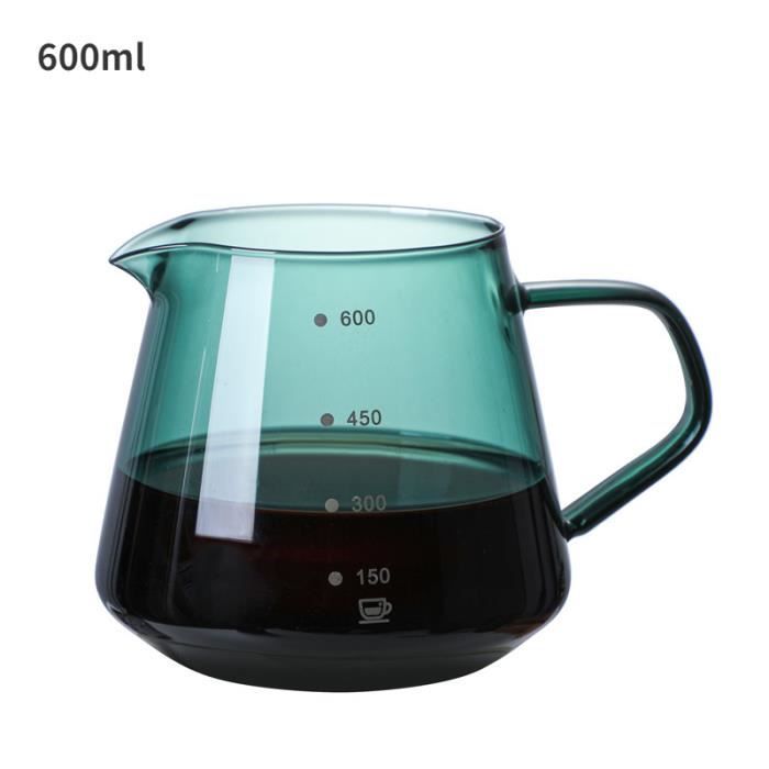 600 ml-Pot-02 - Carafe'égouttage, cafetière V60, Pour serveur à café ...