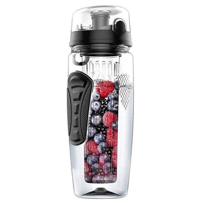 1000 ml - 32 oz Fruit infusant infuseur bouteille d'eau en plastique ...