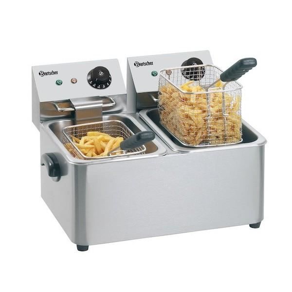 Friteuse pro 2 cuves de 4 litres SNACK II - Cdiscount Electroménager
