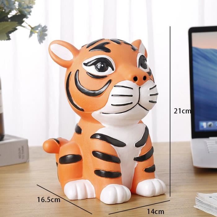 Piece - Monnaie Big Size Tiger Money Box Piggy Bank for Children Kids ...