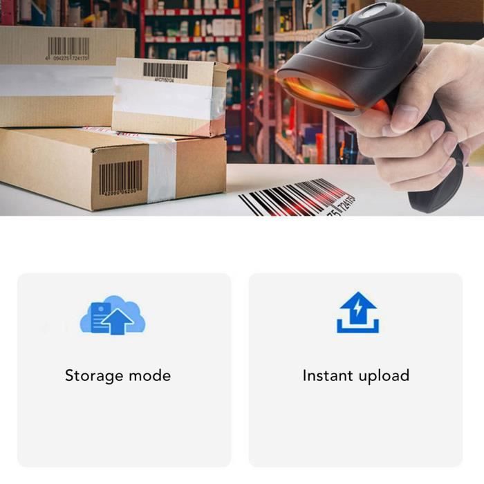 Scanner De Codes-Barres Sans Fil 2D Scanner De Codes-Barres Sans Fil2D ...