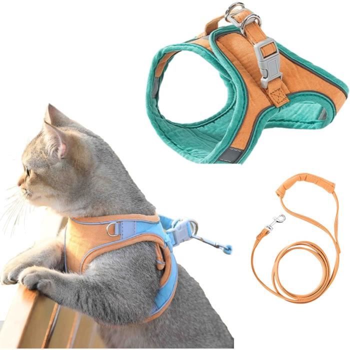 Luminous Cat Vest Harness And Leash Set, Escape Proof Cat Harness ...