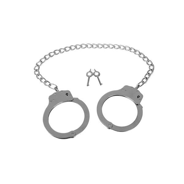 Menottes pour les jeux de bondage - FETISH - METAL LEG CUFFS - Acier de ...