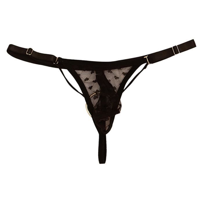 YOOJIA String Homme Sexy Sous-Vêtements Slip de Nuit Érotique Lingerie ...