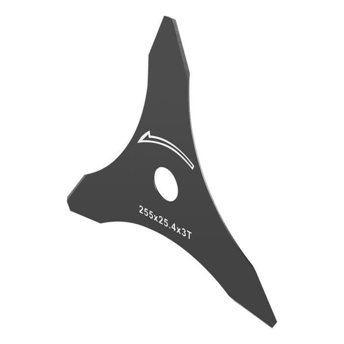 Lame de débroussailleuse 1pc 10 'x 3T brosse coupe-bordure lame 3 dents de remplacement couleur ...