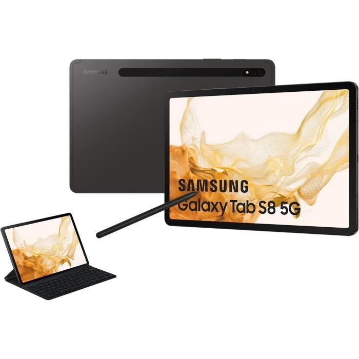 Galaxy Tab S8 11'' 128 Go Anthracite 5G[J2142] - Cdiscount Informatique