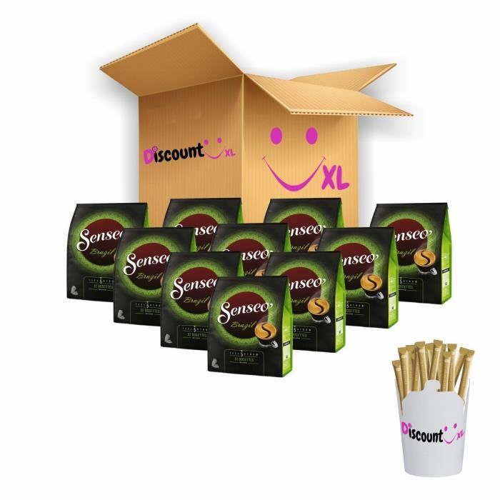 Café Senseo Brazil 320 dosettes + 25 Sticks de sucre Hellma - Cdiscount ...