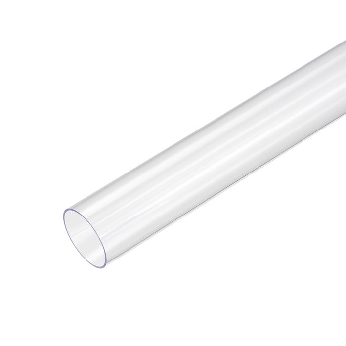 SOURCING MAP PVC Rigide Rond Tube Transparent 23mm ID 25mm OD 0.5m ...
