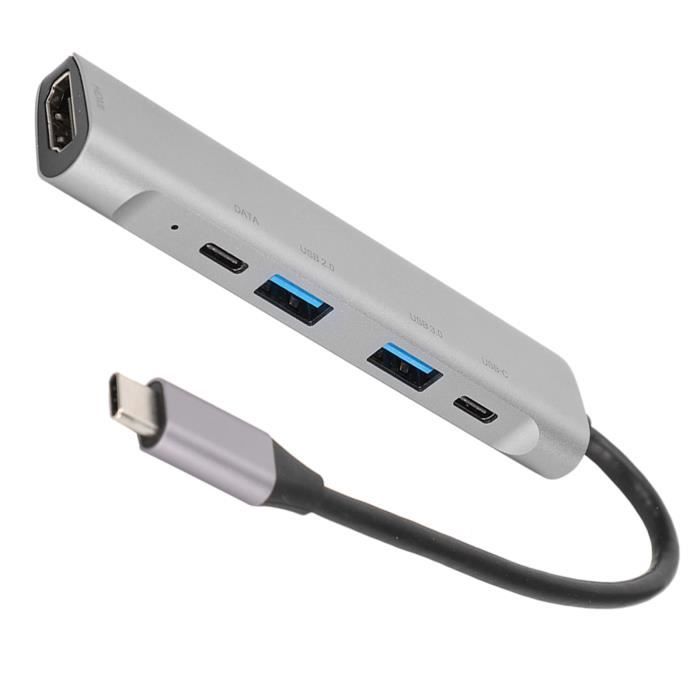 TMISHION Concentrateur USB ‑ C Hub 5 en 1 de Type C vers HDMI ...