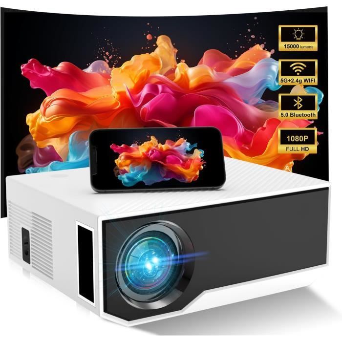 Projecteur Ultra Hd Nouveau 2024, Bluetooth Wifi 5G 1080P Natif ...