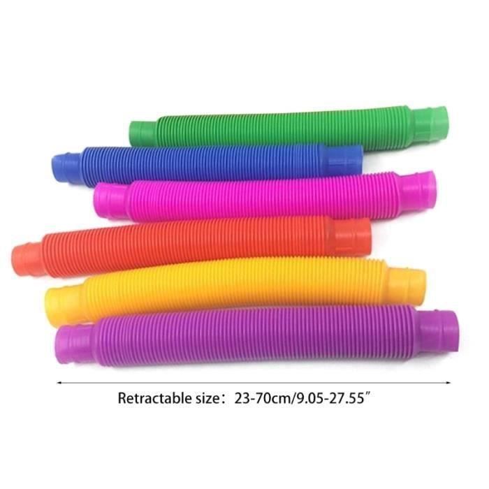 AL04859-Couleur aléatoire 6pcs Mini Tube télescopique de décompression ...