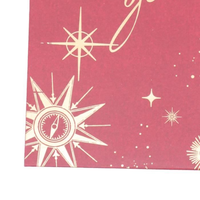 Hililand Enveloppe rouge 20 pièces chinois rouge enveloppe carré rabat ...