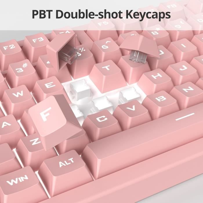 Clavier À Membrane Mécanique Avec Rétroéclairage Led,Clavier De Jeu À ...
