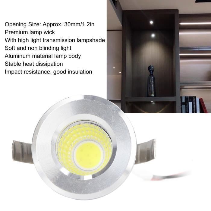 Spot encastrable au plafond mini spot encastrable LED Mini spot ...