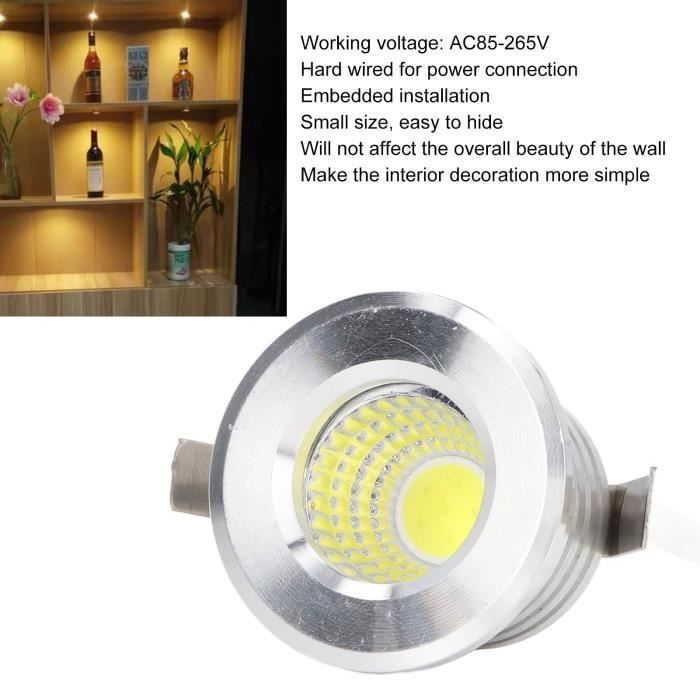 Spot encastrable au plafond mini spot encastrable LED Mini spot ...