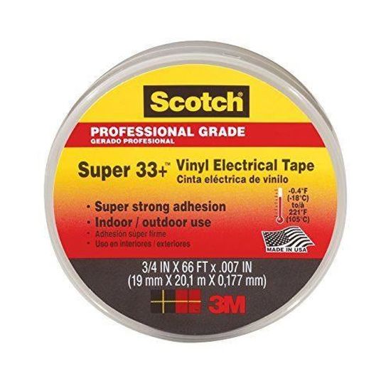 3M 33 Scotch Super Ruban Vinyle d`Isolation Electrique Hautes ...