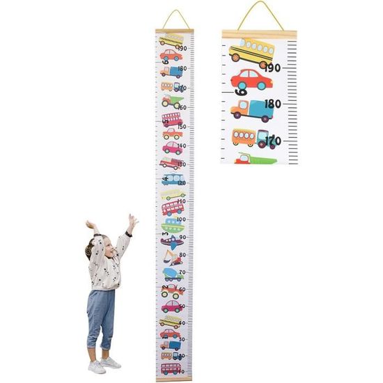 Toise Murale Enfante,Règle Graduée,Bébé Toise Murale à Suspendre Règle ...