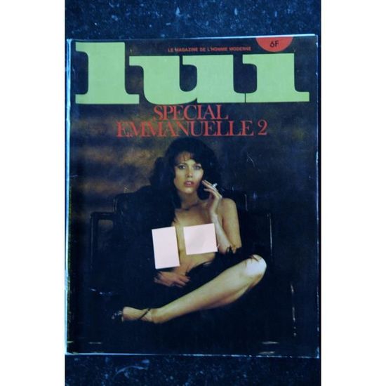 Photographie - LUI 143 1975 DECEMBRE EMMANUELLE ARSAN COVER SYLVIA ...
