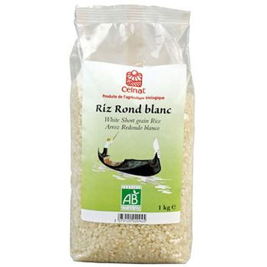 Celnat Riz rond blanc 1kg - Cdiscount Au quotidien