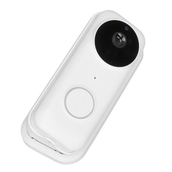 Mxzzand Sonnerie de porte vidéo Caméra de sonnette fil nocturne Wifi ...